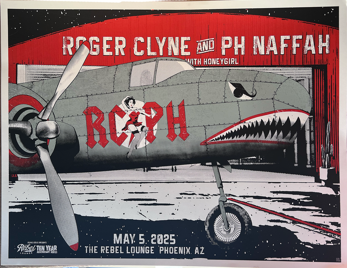 RC/PH Poster at Rebel Lounge 5/5/25 – Peacetime Goods